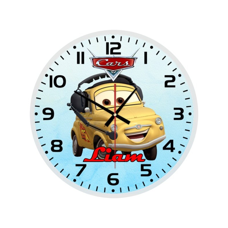 Fun Disney Pixar Cars Wall Clock – Perfect for Kids' Rooms