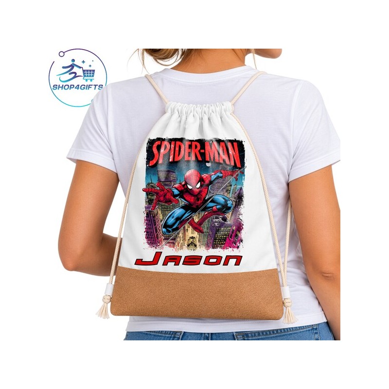 Spider-man drawstring backpack