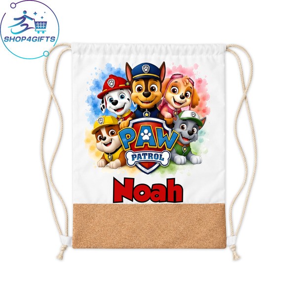 Personalised PAW Patrol Drawstring Backpack | Shop4Gifts